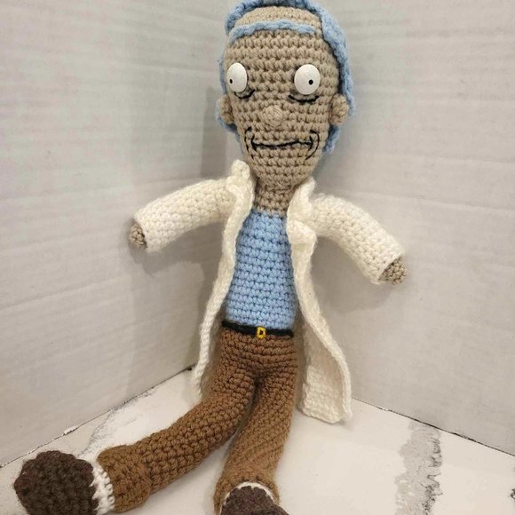 Rick And Morty Shop | Toys | Crocheted Rick Doll From Rick And Morty ...